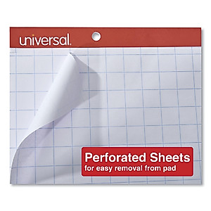 Universal 35602 Recycled Easel Pads, Quadrille Rule, 27 x 34, White, 50 Sheet (Case of 2 Pads)