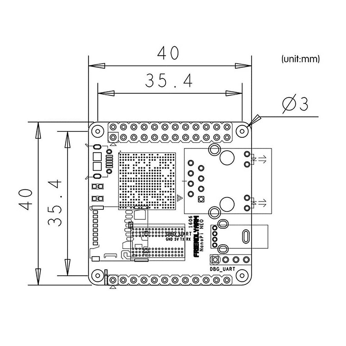 MACIMO for NanoPi NEO Development Board+Heat Sink+Metal Case Kit Allwinner H3 Core 512MB RAM Openwrt/LEDE Complete Machine