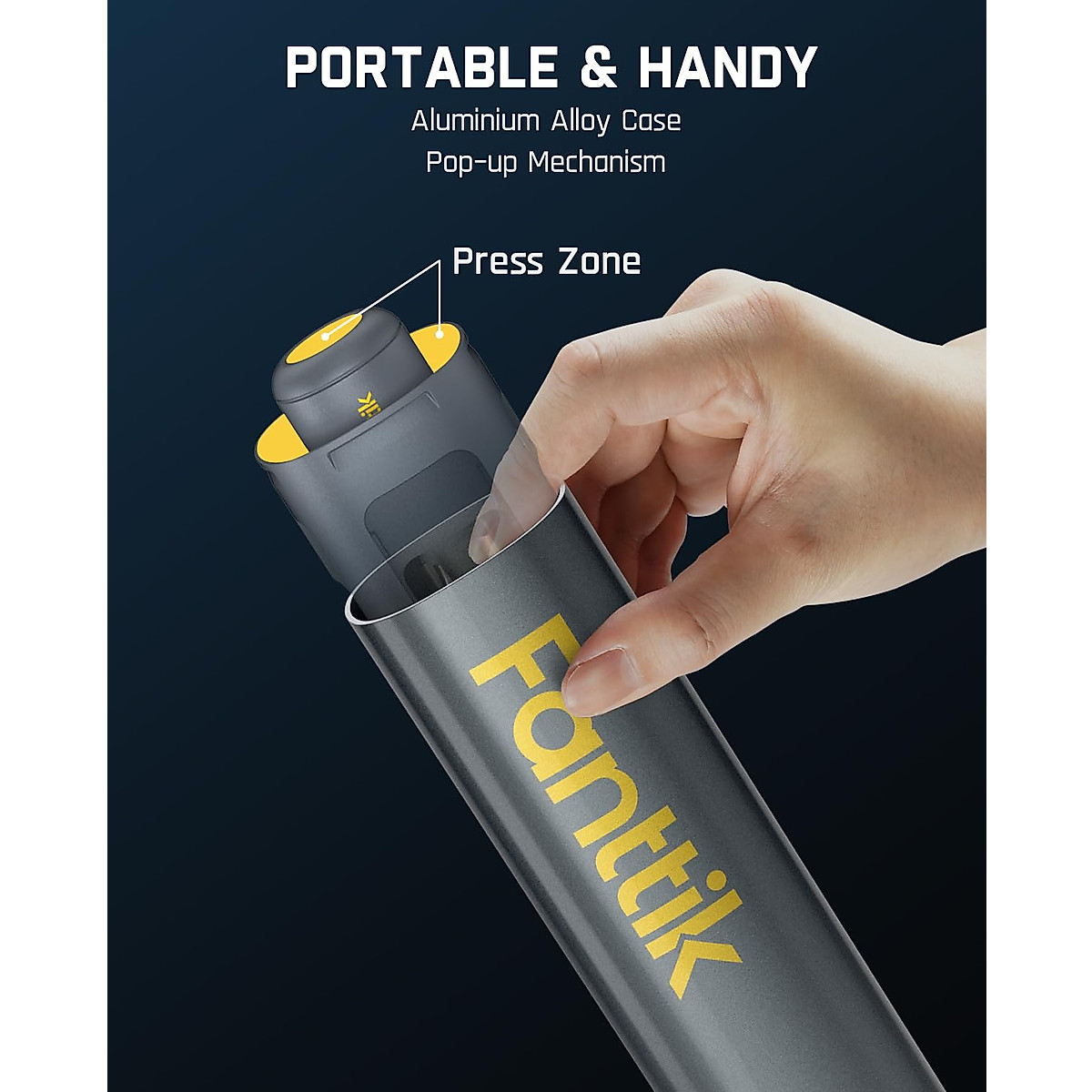 Fanttik S1 Pro 3.7V Electric Screwdriver, Power Screwdriver, 14 S2 Steel Bits, 3 Torque Settings, Max 6 N.m, 2000mAh Battery, LED Light, 1/4''Hex, Cordless Screwdriver for Furniture/Desktop Computer