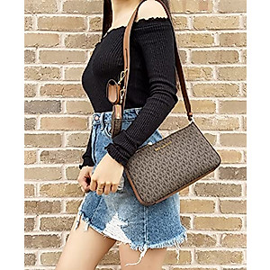 Jet Set Travel Small Logo Shoulder Bag with Pouches