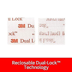 Scotch Extreme Interlocking Fasteners, 1 in Squares, Clear, 27 Sets, Holds up to 10 lbs (1 set holds 2 lbs)