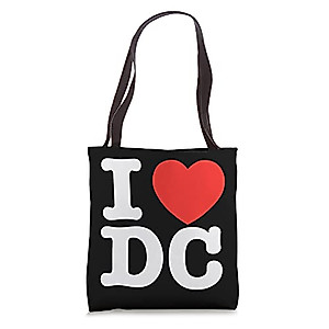 I Heart DC (Washington DC) Love Tote Bag