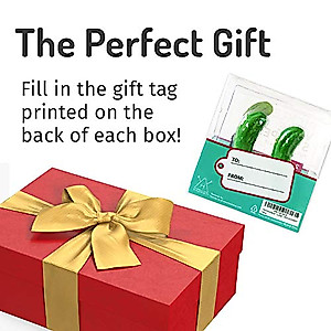 Hawwwy Pickle Wine Stopper - Set of 2 - Leak Proof- Premium Wine Stoppers for Wine Bottles - Ideal Gift - Cute Wine Accessories - Funny Wine Bottle Stopper with Gift Box