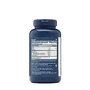 GNC Triple Strength Omega 3 Fish Oil 1000mg, 120 Count, Supports Joint, Skin, Eye, and Heart Health