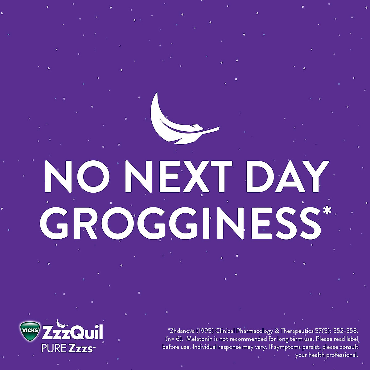 ZzzQuil PURE Zzzs Melatonin Gummies, Sleep Aid, Melatonin 2mg, with Chamomile & Lavender, Melatonin Sleep Gummies, Sleep Aids for Adults, Wildberry Vanilla Flavored, 24 Sleep Gummies
