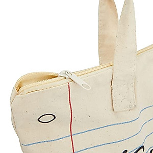 Sparkle and Bash Canvas Tote Bag for Teacher Appreciation Gifts, Teaching is a Work of Heart (14.5 x 15 x 6 In)