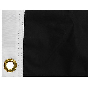 Trade Winds United States Marine Corps Logo Emblem Black 3x5 3'x5' Premium Quality Fade Resistant Heavy Duty Polyester Flag Banner F1682 (EE) - Made In USA Officially Licensed