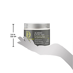 Design Essentials Natural Almond & Avocado Curl Stretching Cream For All Curl Types, Stretching Crème, 16 Fl Oz