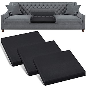 Drydiet Couch Cushion Support 27" x 20" x 1.5" Foam Couch Supports for Sagging Cushions Furniture Couch Cushion Inserts Sofa Seat Support Sofa Replacement Parts to Fix Sagging Sofa Chairs(3 Pcs)