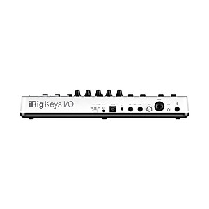 IK Multimedia iRig Keys I/O 25-keys Midi Controller with 24-bit up to 96kHz Audio Interface for iPhone/iPad, Android and Mac/PC
