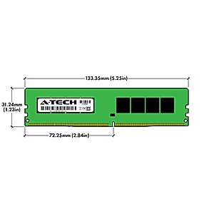 A-Tech 16GB RAM Replacement for CT16G4DFD8266 | DDR4 2666MHz PC4-21300 (PC4-2666V) CL19 UDIMM 2Rx8 1.2V Non-ECC DIMM 288-Pin Desktop Memory Module