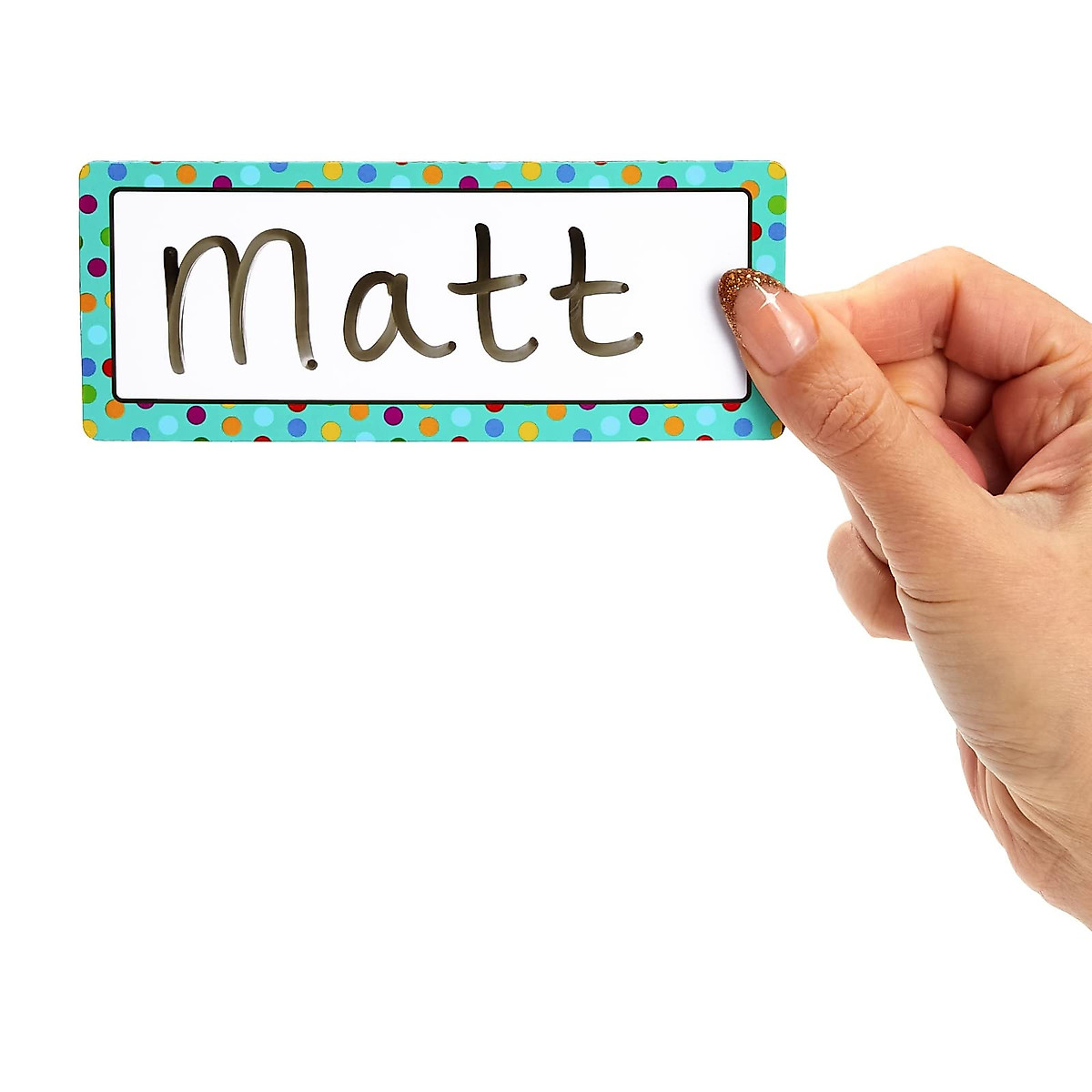 Juvale 36 Pack Magnetic Dry Erase Labels to Write On for Classroom Whiteboard (6 Designs 2x5 in)