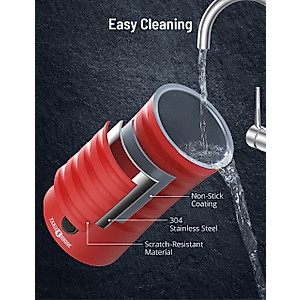 Paris Rhône Milk Frother, 4-in-1 Milk Steamer and Frother, Hot & Cold Foam Milk Warmer with Temperature Control, Auto Shut-Off Frother for Coffee, Latte, Cappuccino, Macchiato