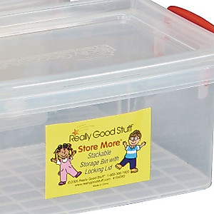 Really Good Stuff Ezread Color-Coded Magnetic Letter Kit with Storage Bin – Magnetic Letters Make Spelling, Phonics, and The Alphabet Fun, Hands-On, and Interactive – 240 Letter Magnets