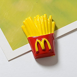 12pcs Mini Cute Refrigerator Magnets, 3D Simulation Food Refrigerator Magnets, Creative Gourmet Fridge Magnets, for Refrigerators, Whiteboards, Maps and Other Magnetic Items