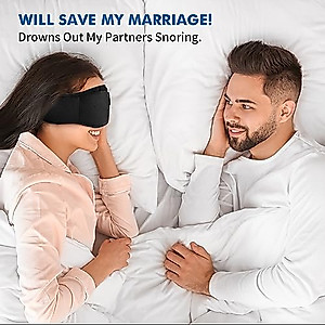 Sleep Headphones Wireless Sleep Mask - YRITOS Sleep Mask with Wireless Headphones, Washable Sleep Mask Headphones with Adjustable Ultra Thin Stereo Speakers Microphone Hands Free for Travel