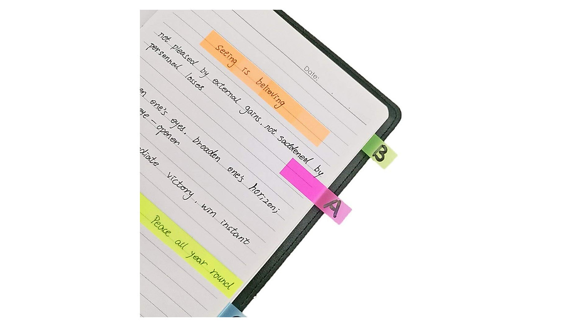 iMagitek Neon Index Tabs - 300 Page Markers
