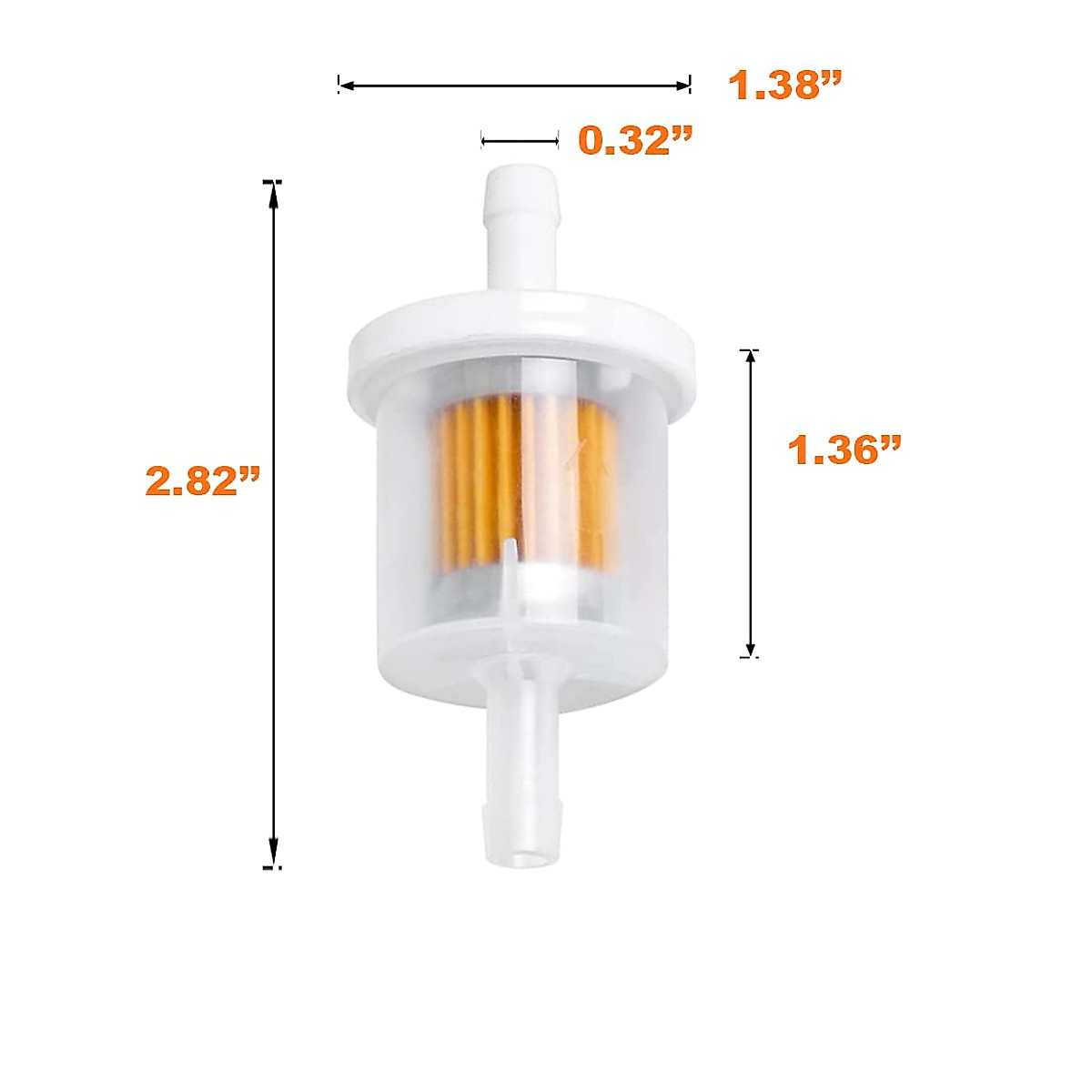 796031 Air Filter with Fuel Filter and Spark Plug for John Deere D100 D110 D125 D130 Fits for Husqvarna Yta22V46 Yth22V46 Yth24V48 Hu800Awd, BS 591334 492932 310000 Engine Lawn Mower