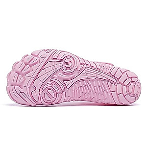 Limberun Kids Water Shoes for Girls Boys Swimming Shoes Kids Pool Shoes Kids Beach Shoes Youth Water Shoes Aqua Shoes for Kids Quick Dry Non-Slip, Comfortable Pink 11.5