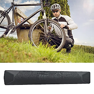 kingsea Mountain Bike Frame Protector,3M MTB Bicycle Down Tube Frame Guard for Mountain Bike Road Bike from Collision and Scratch(Snake Black)