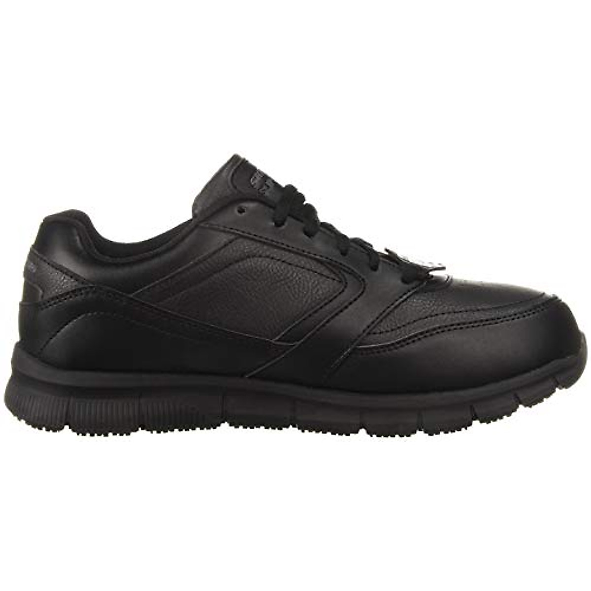 Skechers Men's Nampa Food Service Shoe, Black, 13