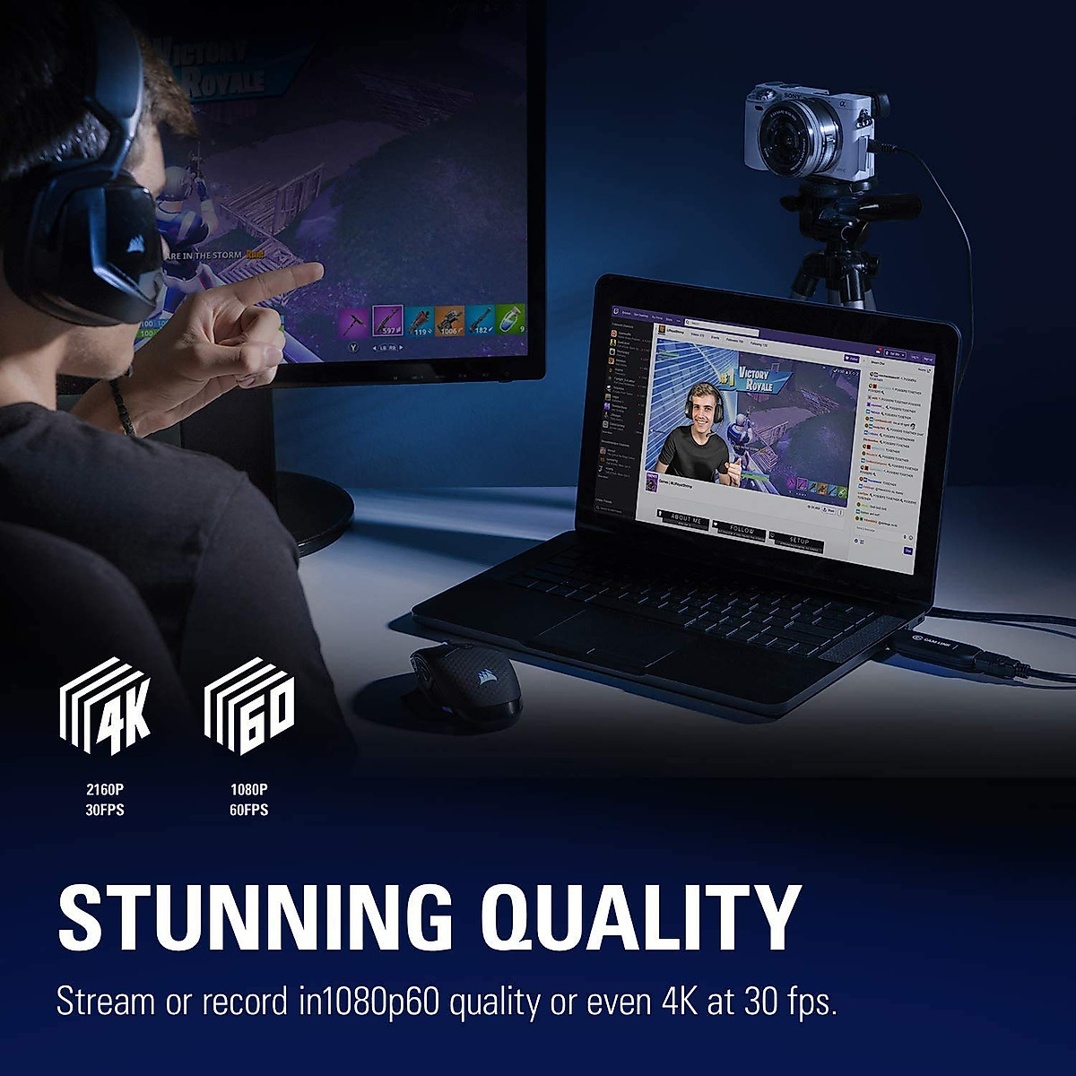 Elgato - Cam Link 4K - Capture Device, USB 3.0 (Renewed)