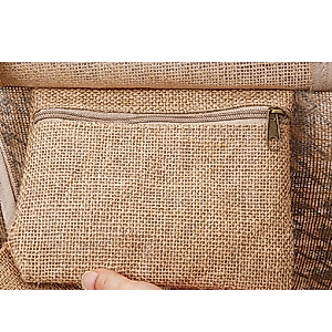 DINYAO Women Summer Beach Shoulder Bags Large Capacity Jute Shopping Tote 16.5x13x7 (Zebra)