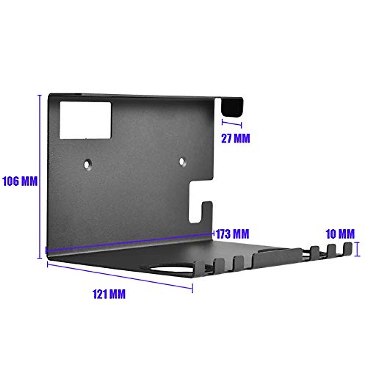 SALUTUY Switch Holder, Switch Brackcet 6.8 X 4.8 X 4.2inch Fixes Tightly Maximize Your Workspace,for Game Host
