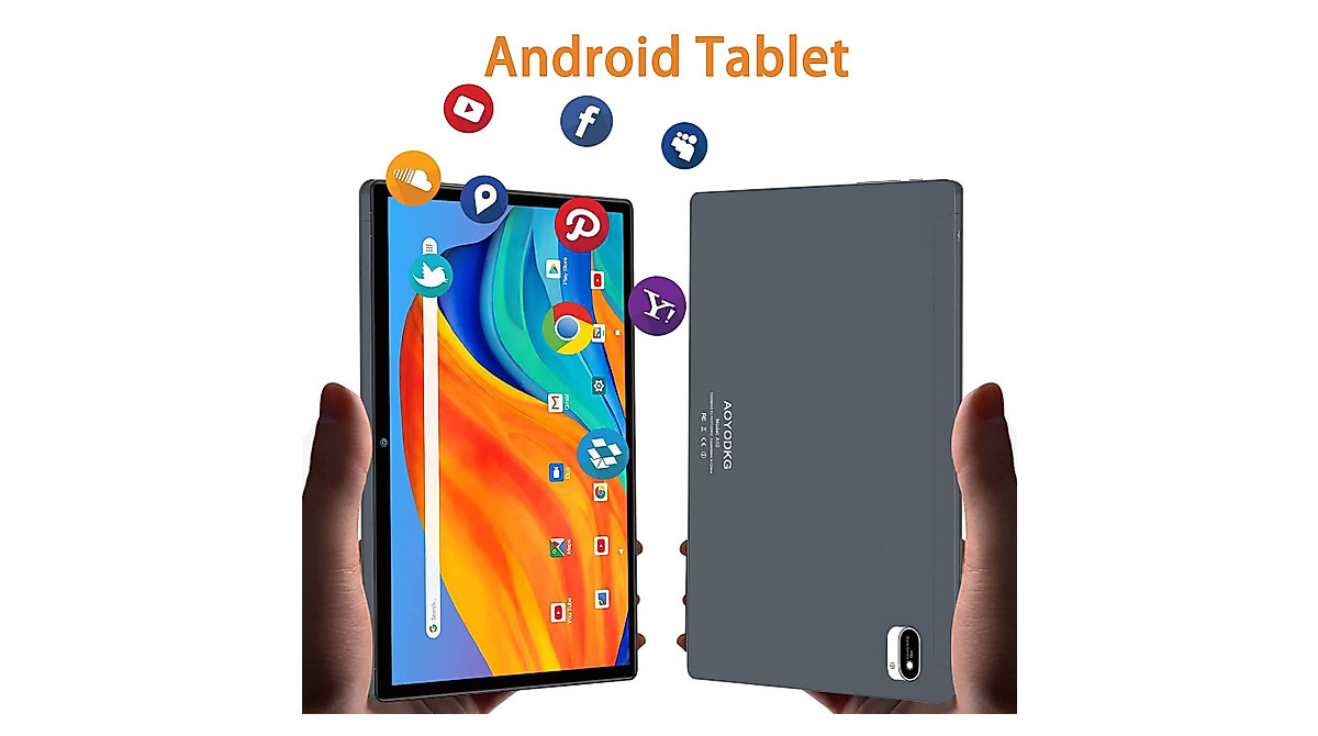 AOYODKG 2-in-1 Tablet - 10.1" Android with Keyboard