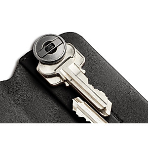 Bellroy Key Cover Plus – Third Edition (Leather Key Holder, Holds 4 – 8 Keys) - Black