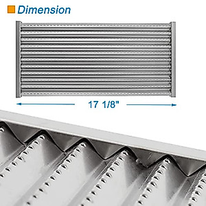 BBQration 17 1/8" Grill Emitter for Charbroil TRU-Infrared 463644220 463632320 463642316 463675016 463644220 G362-2100-W1, 17 inch Replacement Parts Grill Emitter for Charbroil 463245518 463675016P1