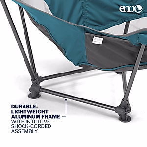 ENO, Eagles Nest Outfitters Lounger SL Camping Chair, Outdoor Lounge Chair, Seafoam
