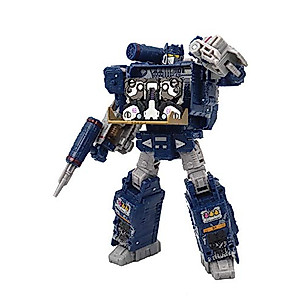 Transformers Toys Generations War for Cybertron Voyager Wfc-S25 Soundwave Action Figure - Siege Chapter - Adults & Kids Ages 8 & Up, 7"