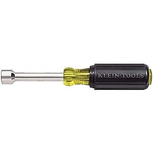 Klein Tools 630-1/2 1/2-Inch Nut Driver, 3-Inch Shaft, Cushion-Grip