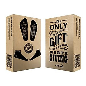 The ONLY GIFT WORTH GIVING Funny Wine Socks for Women - Wine Gifts for Women and Wine Accessories for Wine Lovers - Unique Wine Lovers Gifts for Women - Perfect Mother's Day Gifts Socks for Women