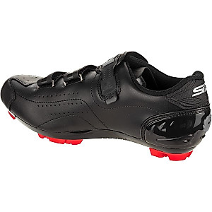 Sidi Men's Trace 2 Cycling Shoes, Black/Black, 8