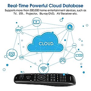 SofaBaton Universal Remote Control with Mobile Phone APP, Super Easy One-Click Universal Remote for FirTV/Roku/Nvidia Shield/Vizio/Marantz/Yamaha Streaming Players (Support IR & Blutooth Devices)