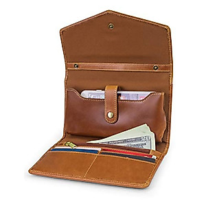 Timberland womens Rfid Leather Crossbody Wallet Phone Bag With Detachable Crossbody Strap Cross Body, Cognac (Buff Apache), One Size US