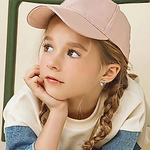 Sloth Stud Earrings for Girls - Sterling Silver Cute Animal Earrings for Teens Hypoallergenic Love Heart Earrings for Women for Sensitive Ears Heart-Shaped Sloth Post Earrings Gift for Valentine's Day