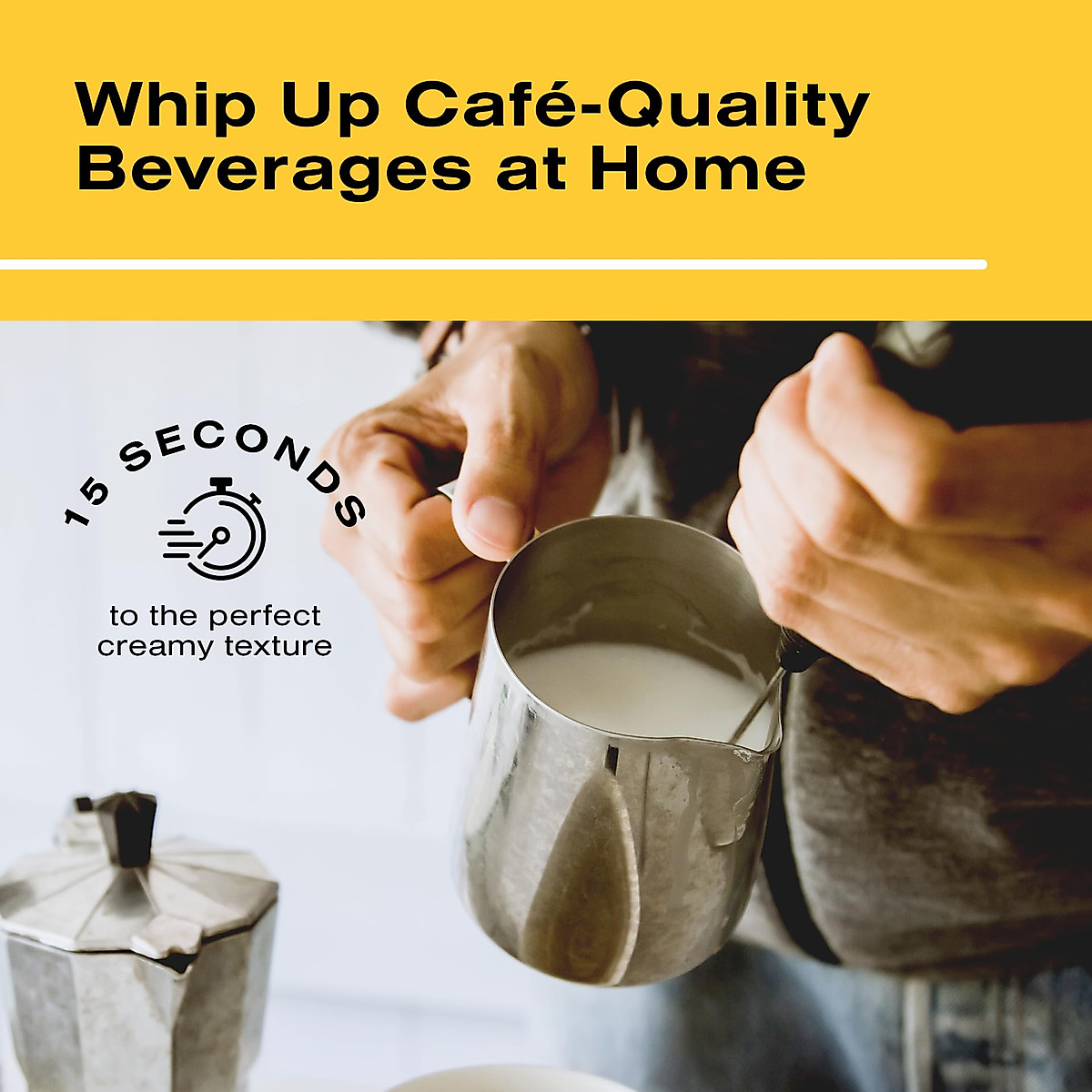 Bean Envy Milk Frother Handheld for Coffee - Electric Hand Blender, Mini Drink Mixer Whisk & Coffee Foamer Wand with Stand for Lattes, Cappuccino, Matcha and Hot Chocolate - Kitchen Gifts - Raspberry