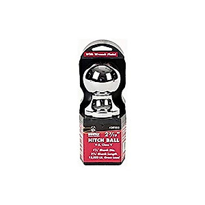 Husky 30255 2-5/16 X 1-1/4 X 2-5/8 Chrome Solid Steel Trailer Hitch Ball