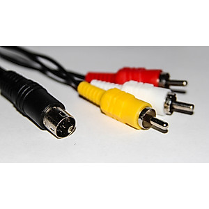 RCA AV Cable for Sega Genesis 2 and 3 by Mars Devices
