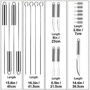 31Pcs Barbecue Accessories Tools Kit Stainless Steel Grilling Utensil Set with Storage Bag for Men Women Dad - BBQ Grill Tools Set with Thermometer for Backyard Party, Tailgating, Camping