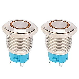 Switch 2Pcs for Industrial Equipment for CNC Lathes(Yellow)