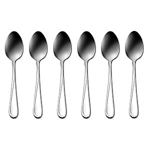 Oneida Flatware Flight, Teaspoons, Set of 6 & Flight Everyday Flatware Salad Forks, Set of 4