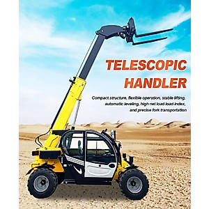 Telehandler Telescopic Loader Forklift With Boom Forklift Efficient Telescopic Forklift User Friendly Telescopic Arm Forklift with Intuitive Controls