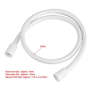 Toilet Bidet, Bidet Sprayer for Toilet Bidet Attachment for Toilet Plastic Wall Mounted Shower Toilet Bathroom Handheld Bidet Diaper Spray Sprayer Shattaf Kit