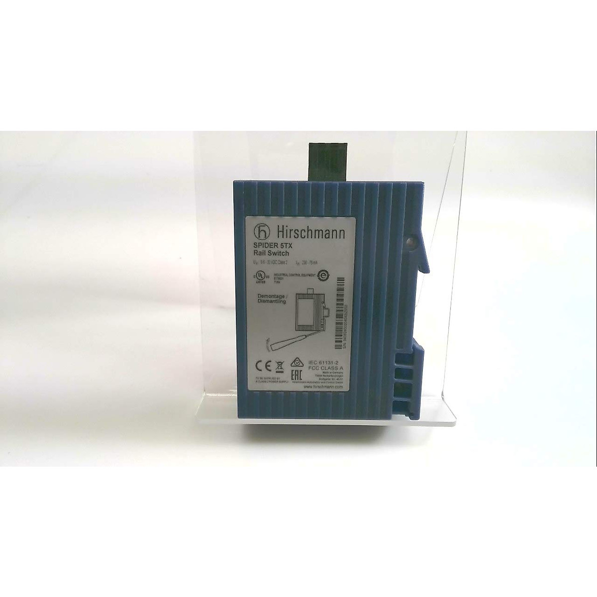 Hirschmann Spider 5Tx, Ethernet Rail Mounted Switch, 943 824-002 Spider 5Tx