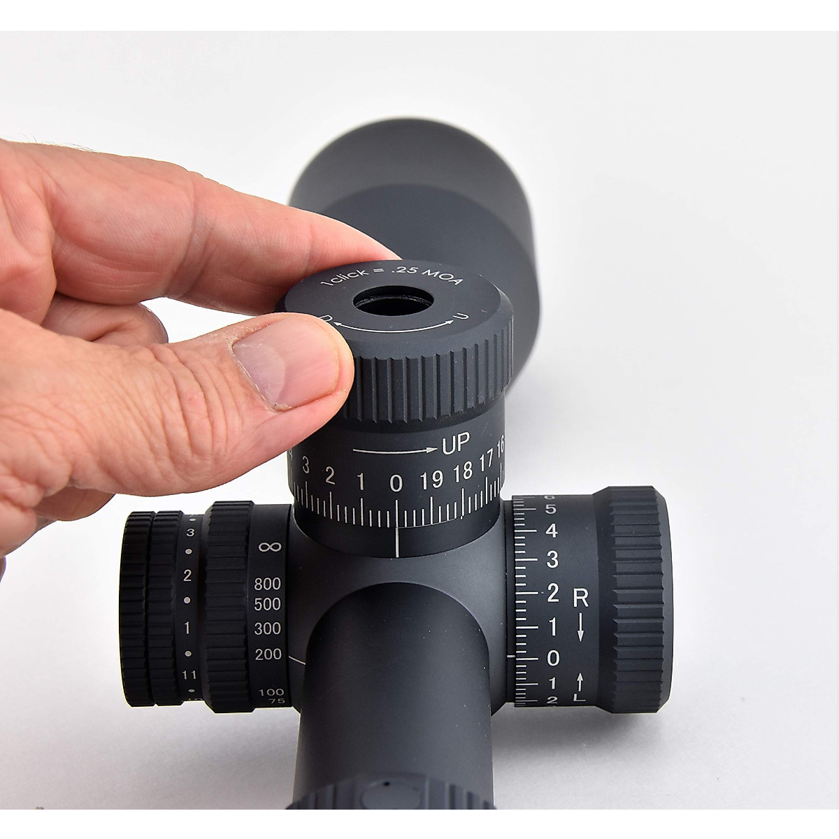 TORIC UHD 4-20x50 30mm MOA PRS Long Range Riflescope with Christmas Tree Style Reticle