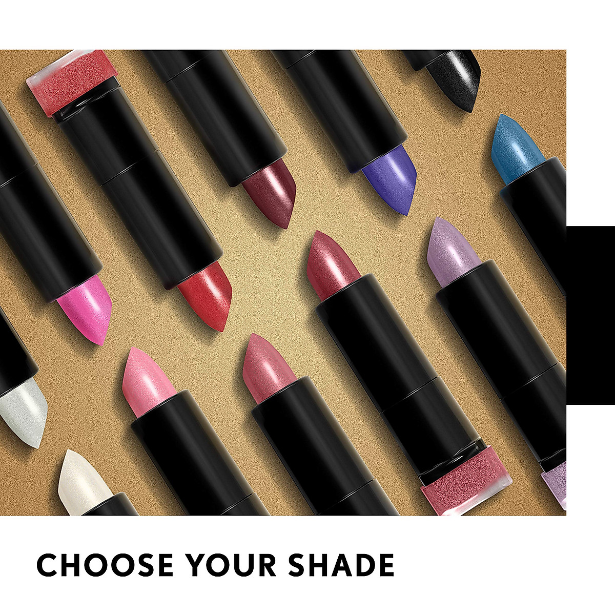 COVERGIRL Exhibitionist Lipstick Metallic, Stop The Press 540, 0.123 Ounce